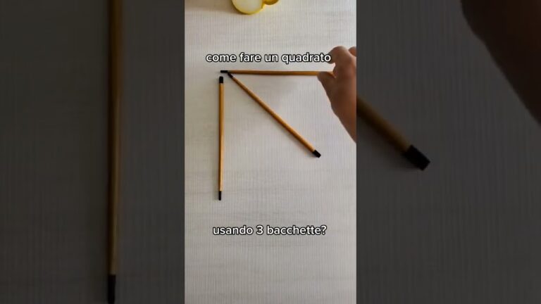 Magia alla portata di tutti: il quadrato perfetto con tre bacchette ...